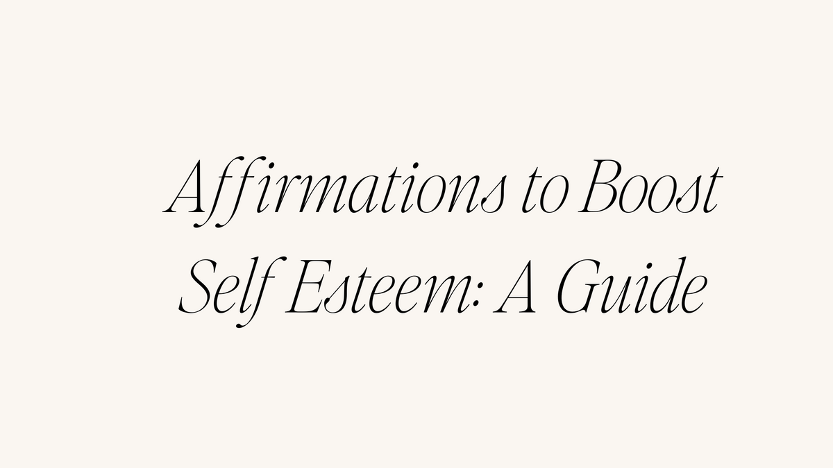 Affirmations to Boost Self Esteem: A Guide – Mantra® by MantraBand®