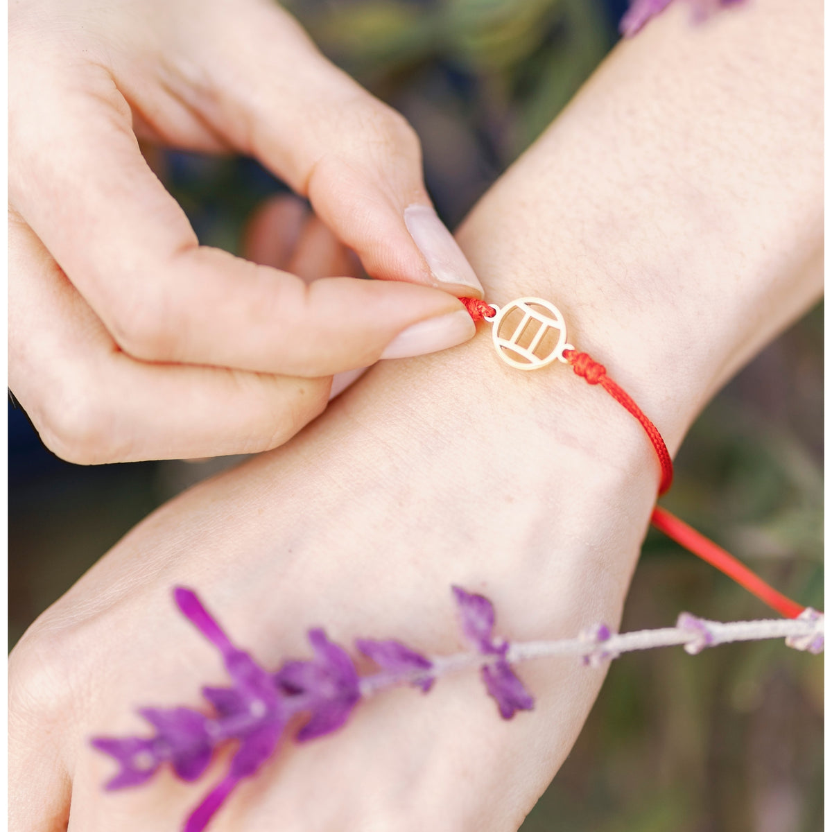 Gemini Zodiac String Bracelet by Mantra®