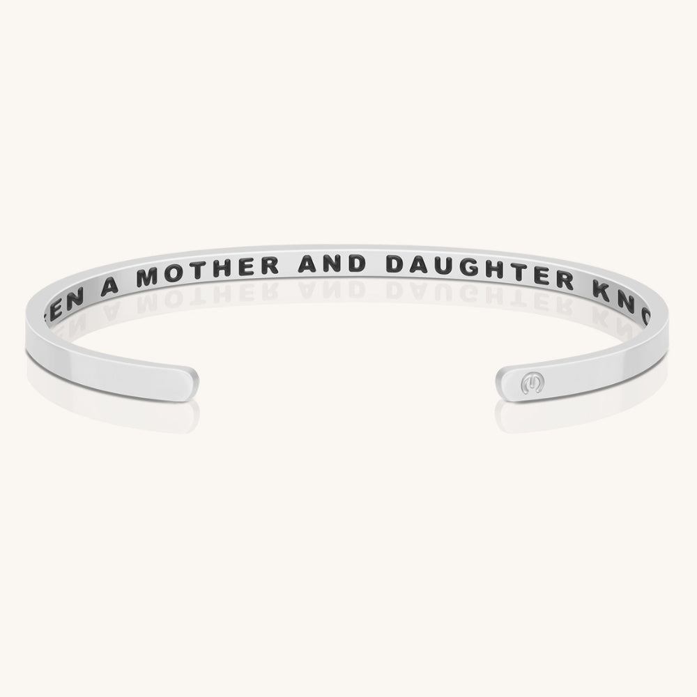 MantraBand The Love Between A Mother and Daughter Knows No Distance Silver