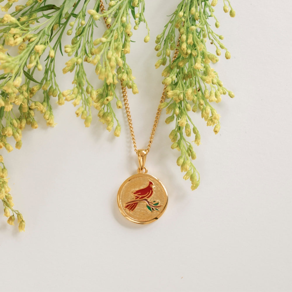 Cardinal - Always In My Heart - Talisman Necklace, Path® by Mantra® Jewelry