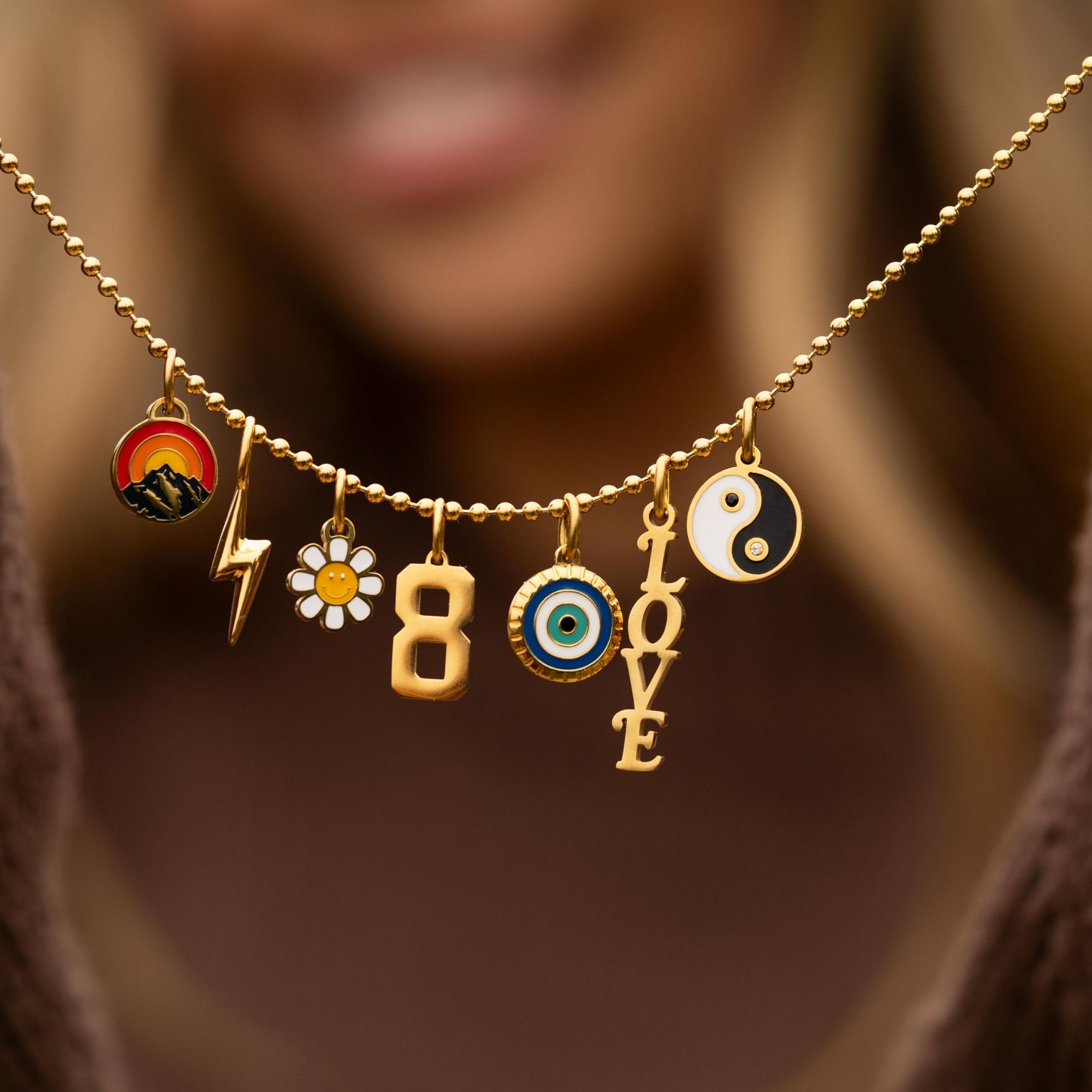 Ball Chain Necklace - Charms - Mantra®