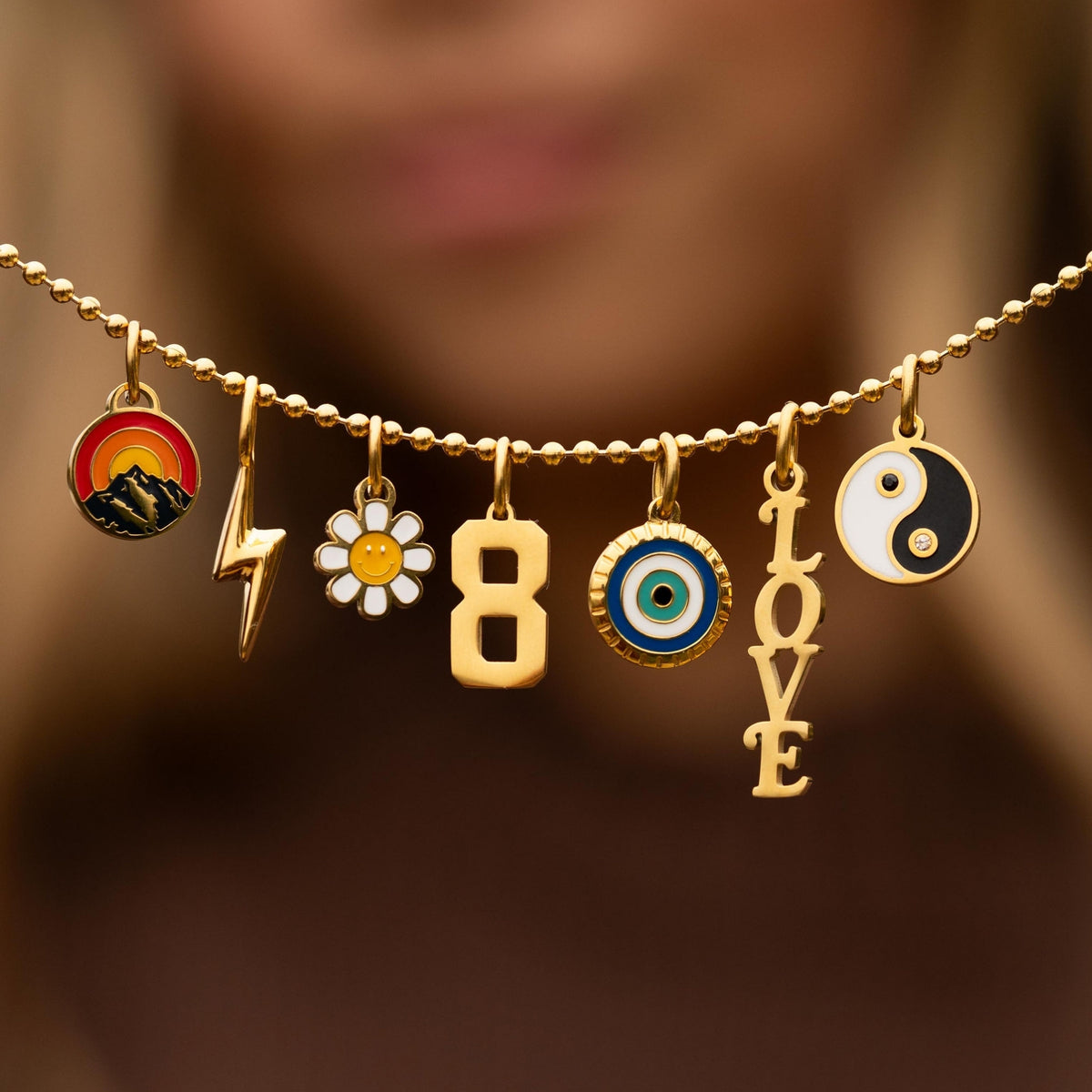 Ball Chain Necklace - Charms - Mantra®