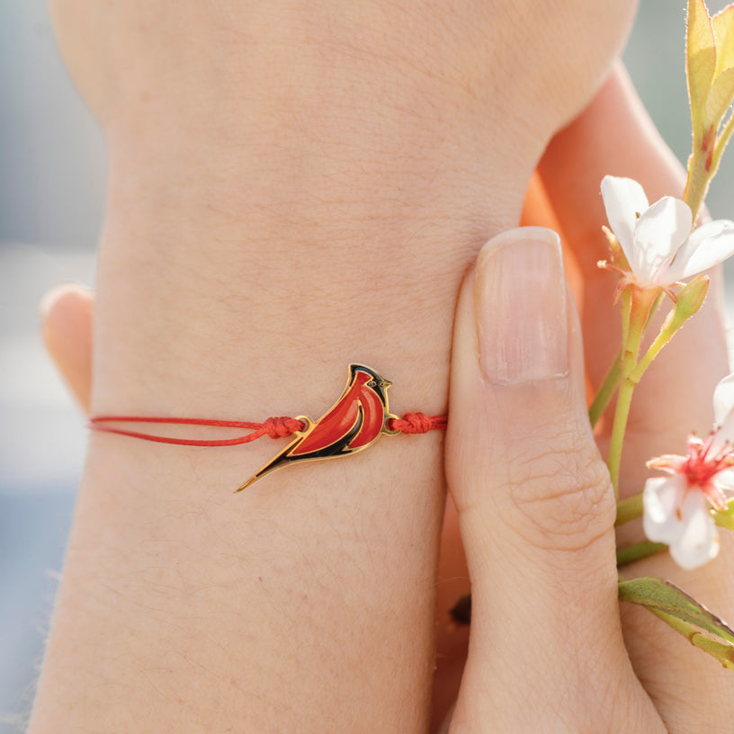 Thread of the Red Cardinal: Always In My Heart String Bracelet, Threads ...
