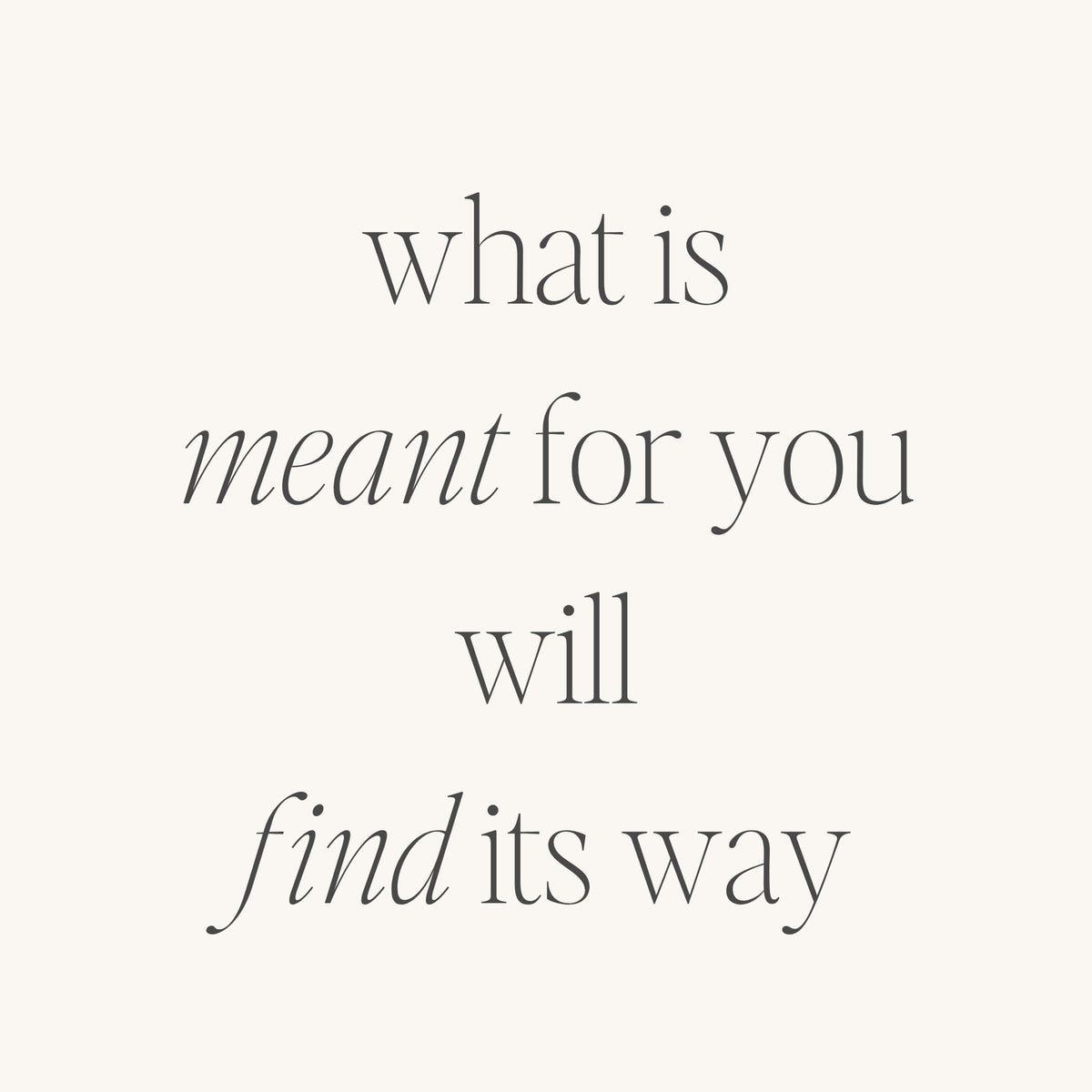 What Is Meant For You Will Find Its Way Cuff – Trust & Patience ...