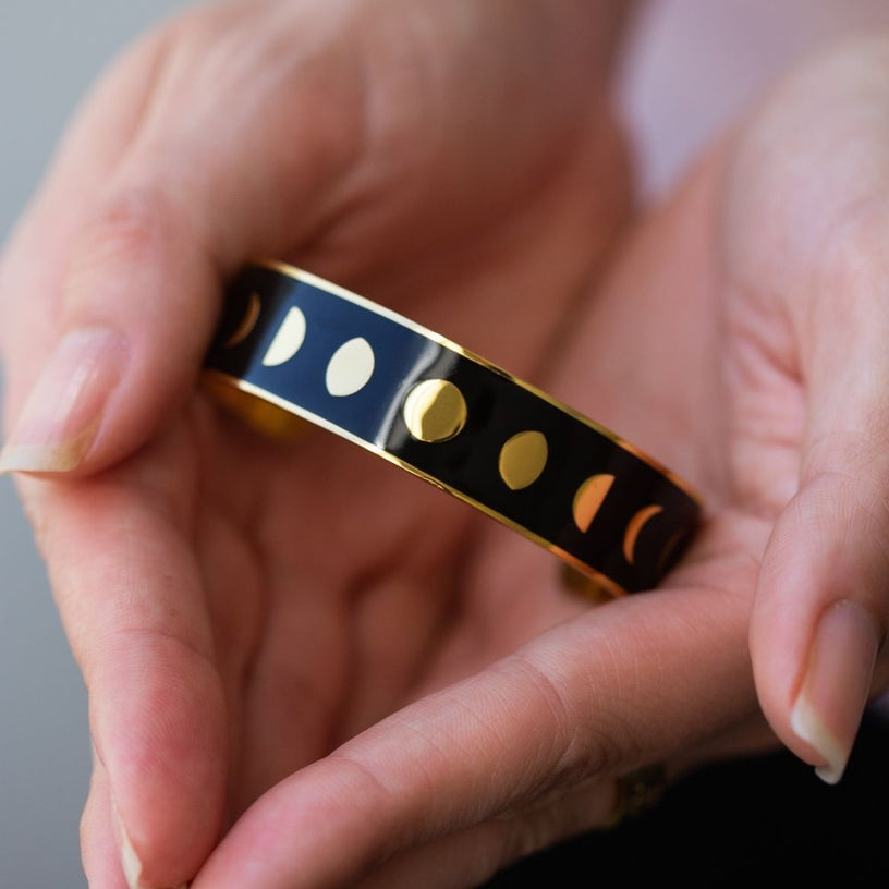 Lunar Phases Bracelet - Statement Bracelet by Mantra® Jewelry